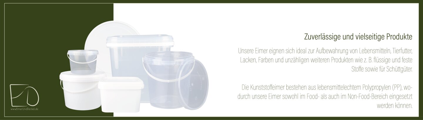 Eimer und Deckel